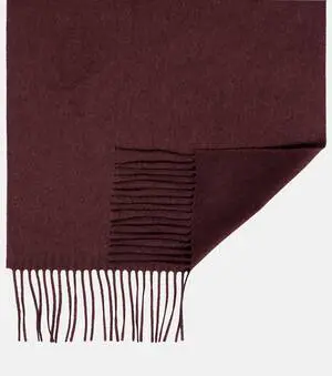 Prada Fringed Silk And Cashmere Scarf