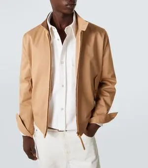 Gabriela Hearst Cotton Blouson Jacket - Beige