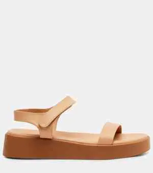 ANCIENT GREEK SANDALS Leather Platform Sandals