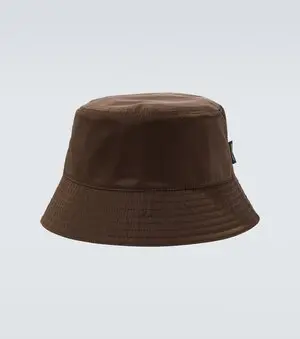 Saint Laurent Logo Bucket Hat - Brown
