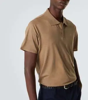 Dunhill Wool And Cashmere Polo Shirt