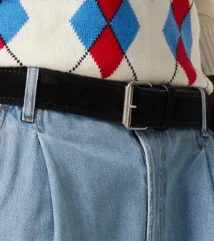 Dries Van Noten Suede Belt - Black