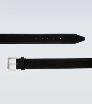 Dries Van Noten Suede Belt - Black