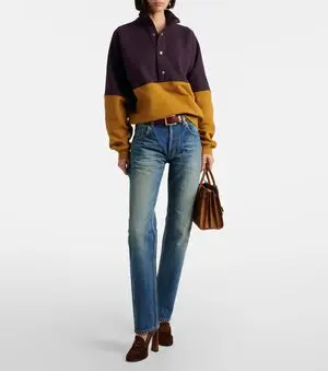 Saint Laurent Le Loafer 110 Suede Loafer Pumps - Brown