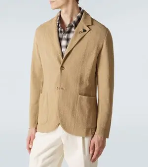 LARDINI Cotton-blend Blazer