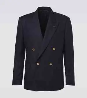 LARDINI Wool, Cashmere, And Silk Blazer
