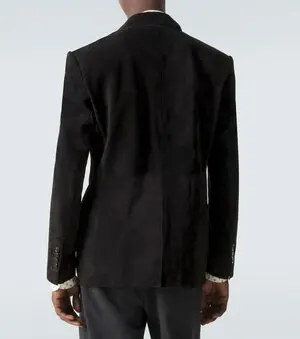 TOM FORD Suede Blazer - Black