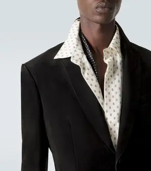 TOM FORD Suede Blazer - Black