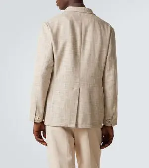 Canali Cotton, Wool, And Silk Blazer