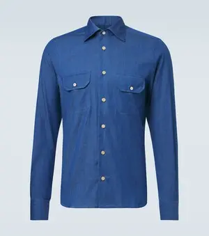 Kiton Denim Shirt - Blue