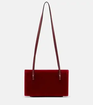 TOTEME Cocktail Velvet Shoulder Bag - Red