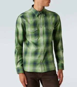 TOM FORD Checked Cotton Shirt