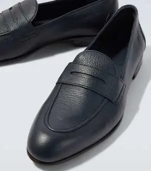 Brioni Leather Penny Loafers