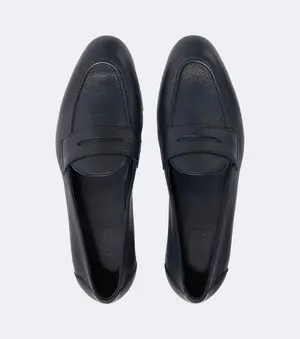 Brioni Leather Penny Loafers
