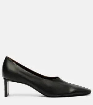 Khaite Cecilia Leather Pumps - Black