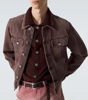 Our Legacy Origin Distressed Denim Jacket - Brown