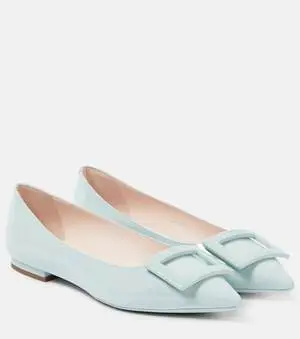 ROGER VIVIER Gommettine Ballet Flats - Blue
