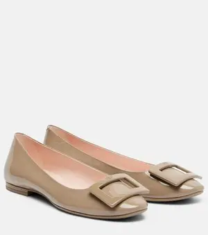 ROGER VIVIER Gommettine Ballet Flats - Grey