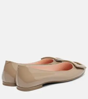 ROGER VIVIER Gommettine Ballet Flats - Grey