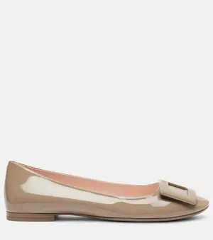 ROGER VIVIER Gommettine Ballet Flats - Grey