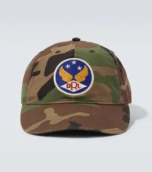 Ralph Lauren Logo Camouflage Baseball Cap - Multicoloured
