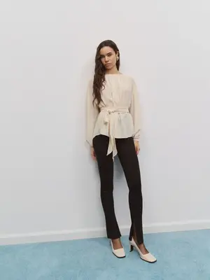 REFORMATION Isola Long-sleeve Top - Ivory