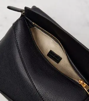 Loewe Puzzle Edge Mini Top-handle Bag - Black