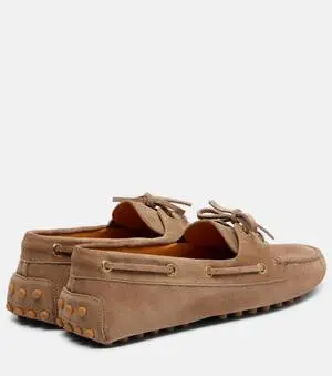 TOD'S Suede Boat Shoes