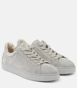 TOD'S Suede Lace-up Sneakers - Blue