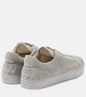 TOD'S Suede Lace-up Sneakers - Blue