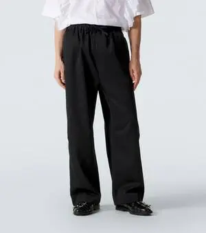 Simone Rocha Wide-leg Crêpe Satin Pants
