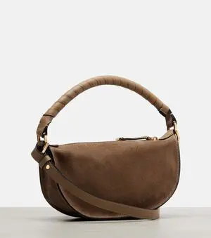 Chloé Marcie Mini Suede Shoulder Bag - Brown