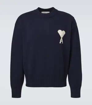 Ami Crew Neck Sweaters For Men