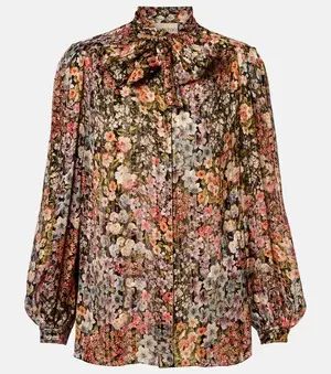 Valentino Garavani Floral Silk Blouse