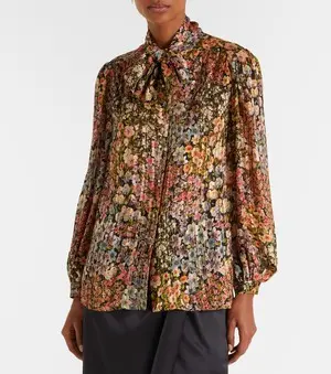 Valentino Garavani Floral Silk Blouse