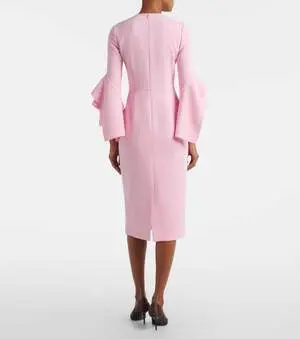 ROKSANDA Ruffled Midi Dress - Pink
