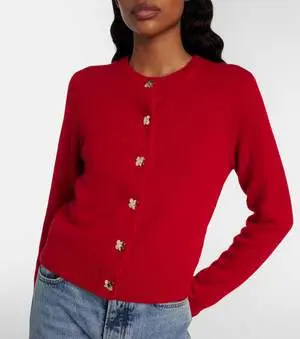 Tory Burch Cashmere Cardigan - Red
