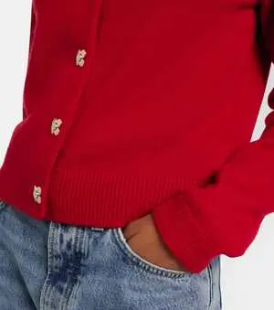 Tory Burch Cashmere Cardigan - Red