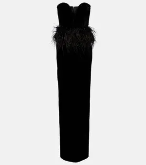 The New Arrivals By Ilkyaz Ozel Feathered Evening Dresses