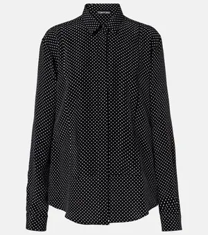 TOM FORD Polka-dot Silk Shirt