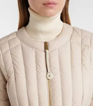 Moncler Menthe Down Jacket - Beige