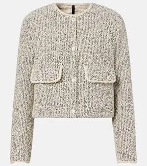 Moncler Dauphine Down-paneled Tweed Jacket