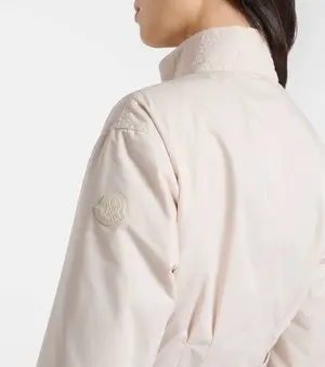 Moncler Maitake Leather-trimmed Jacket - White