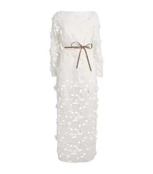 Zimmermann Crochet Patience Maxi Dress - Ivory