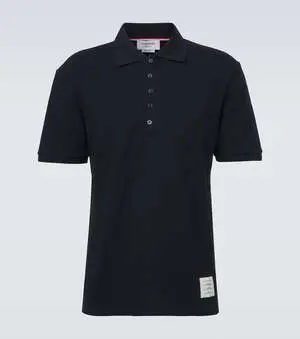 Thom Browne Embroidered Polos For Men