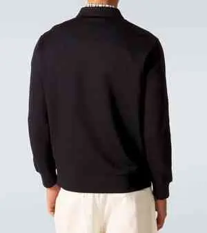 Moncler Cotton-blend Half-zip Sweater