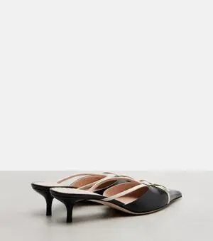 Valentino Garavani Vlogo Leather Pumps