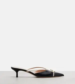 Valentino Garavani Vlogo Leather Pumps