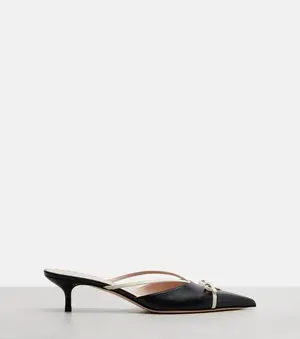 Valentino Garavani Vlogo Leather Pumps