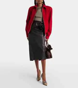 Magda Butrym Wool Bomber Jacket